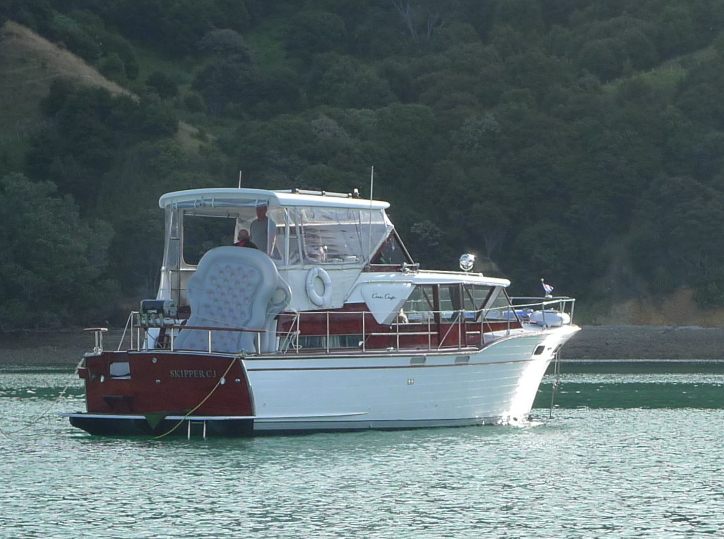 Skipper CJ | waitematawoodys.com #1 for classic wooden boat stories ...