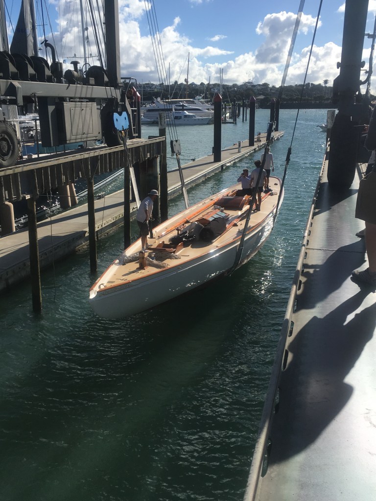 Photos Of 1904 Logan Yacht – Ariki Back In The Water | waitematawoodys ...