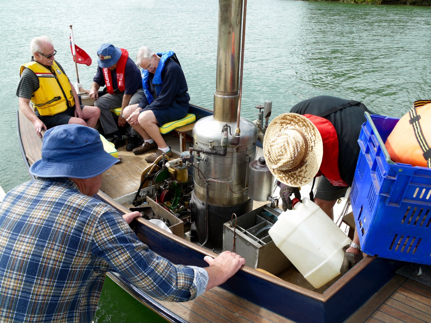 Classic Steam Launches | waitematawoodys.com #1 for classic wooden boat ...