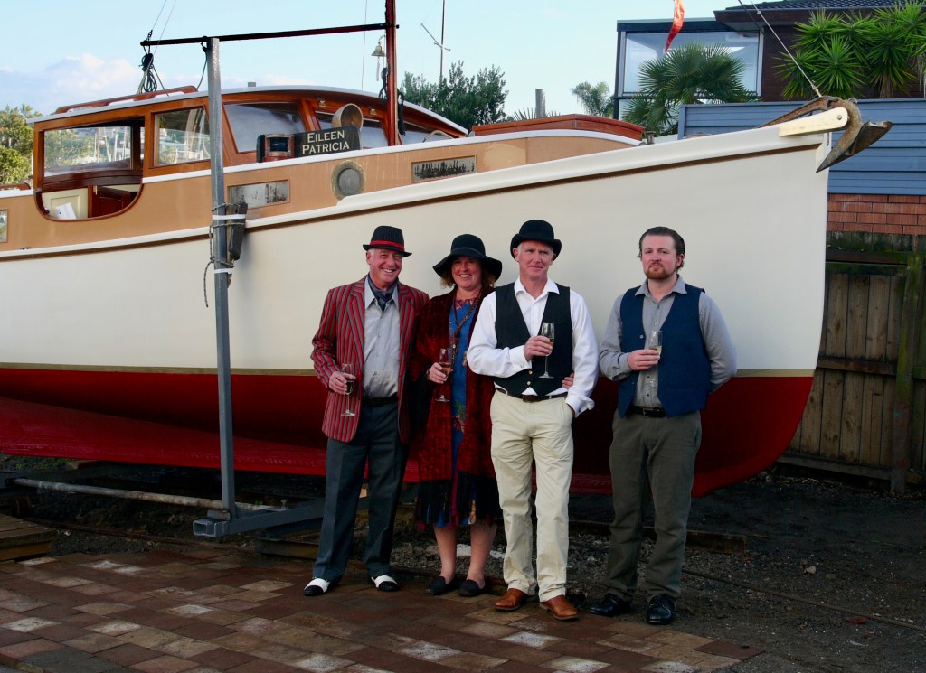 The Launching of Eileen Patricia – 1933 classic motor boat – 50+ photos ...