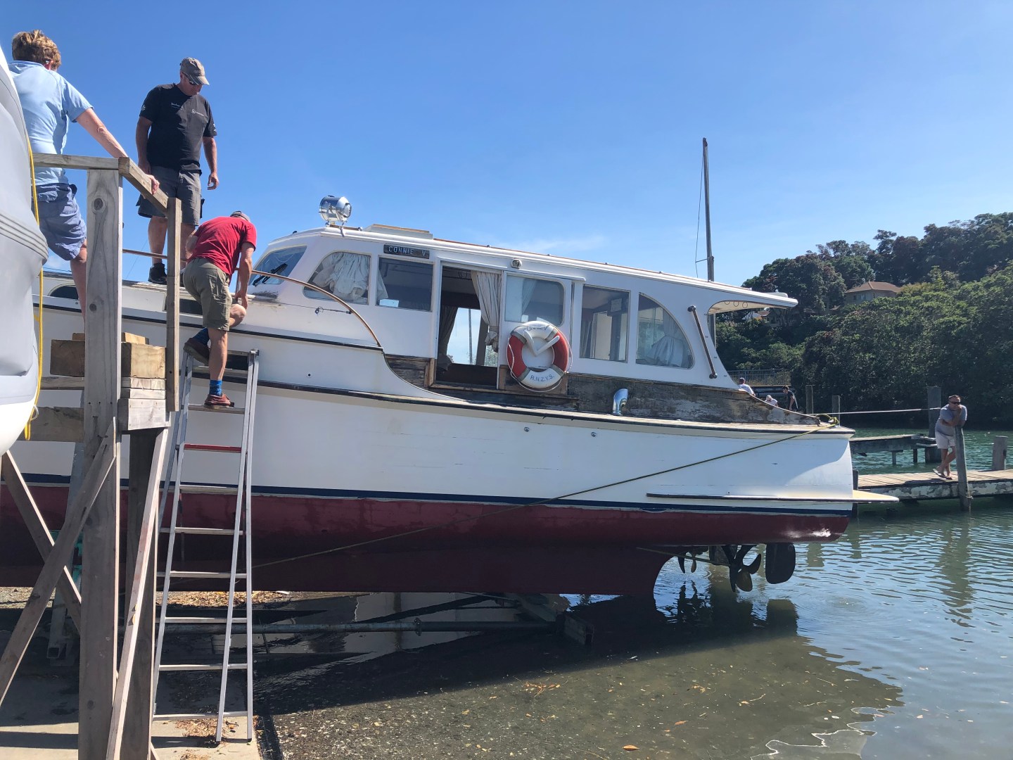 CONNIE V – Saved | waitematawoodys.com #1 for classic wooden boat ...