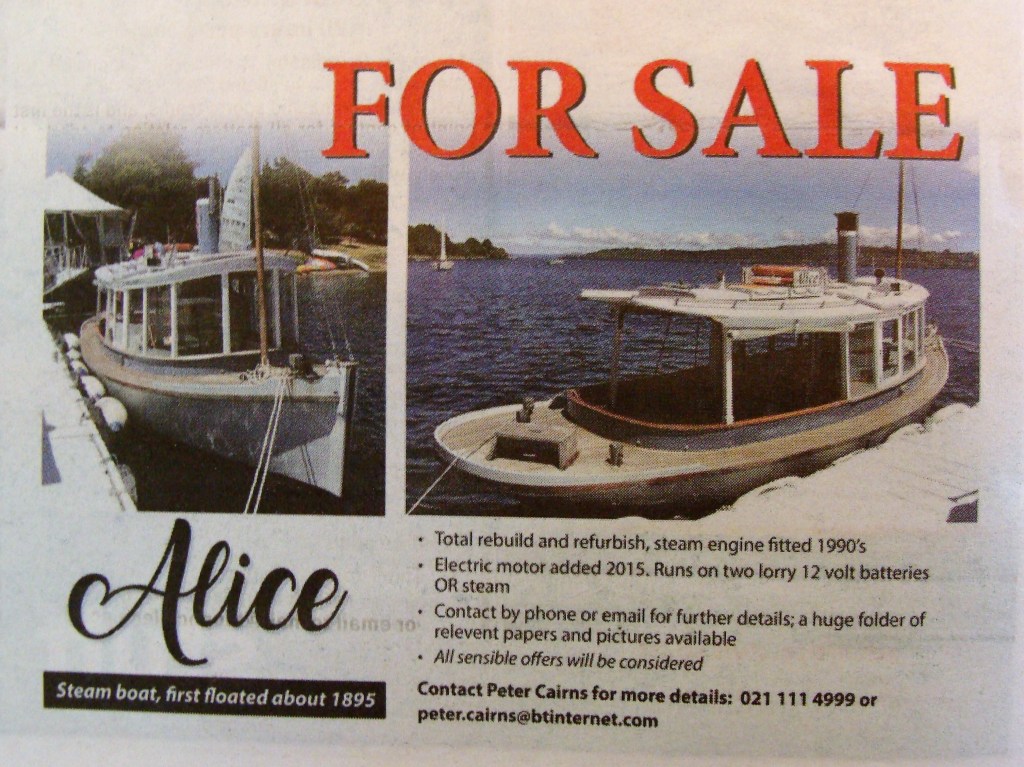 SS Alice SOS | waitematawoodys.com #1 for classic wooden boat stories ...