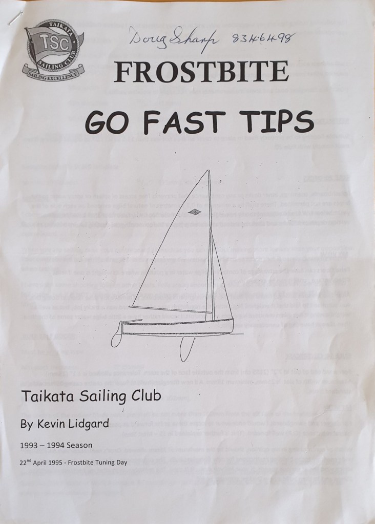 Frostbite | waitematawoodys.com #1 for classic wooden boat stories ...