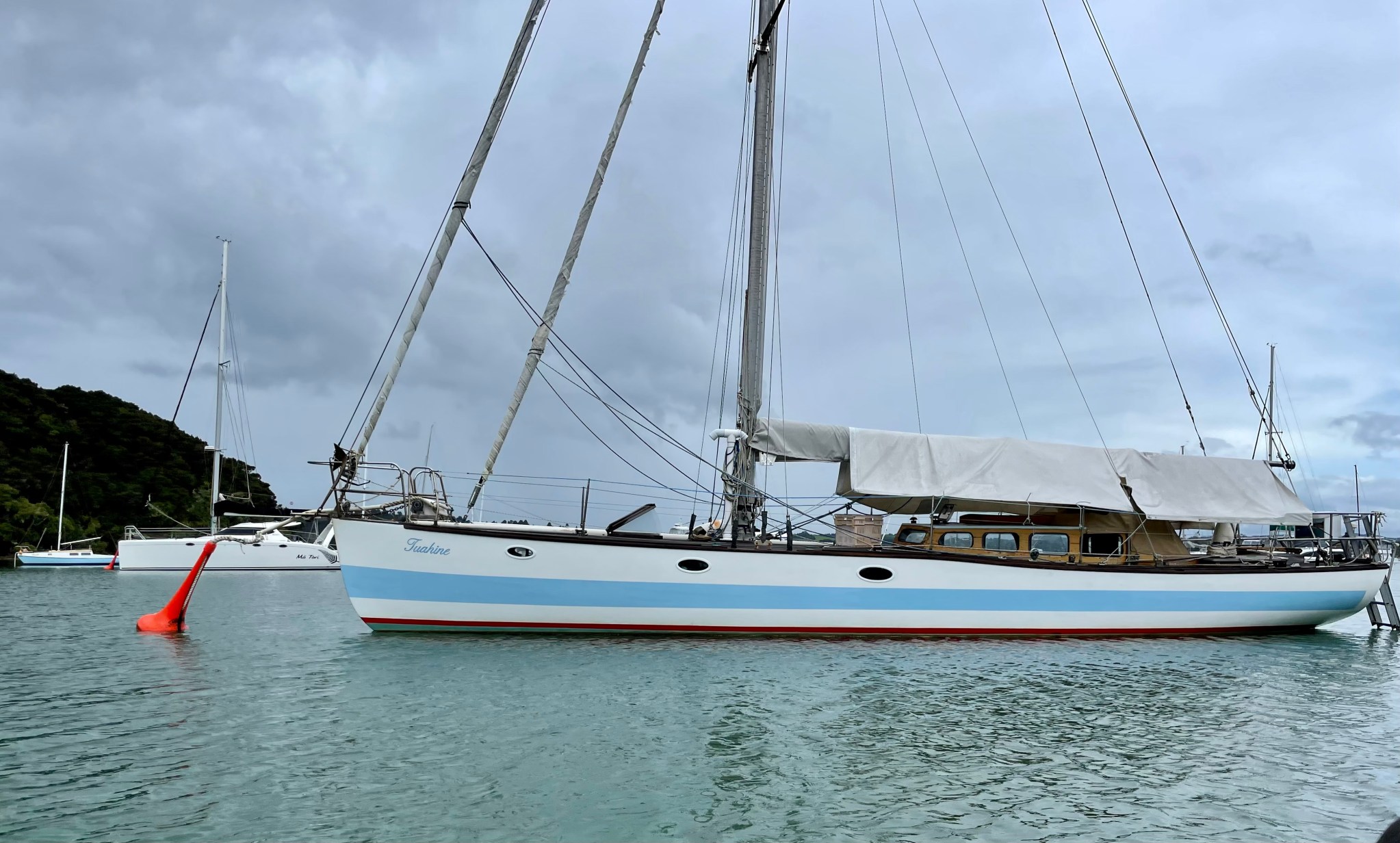 TUAHINE – 43′ CLASSIC YACHT 4SALE – MAKE AN OFFER | waitematawoodys.com ...
