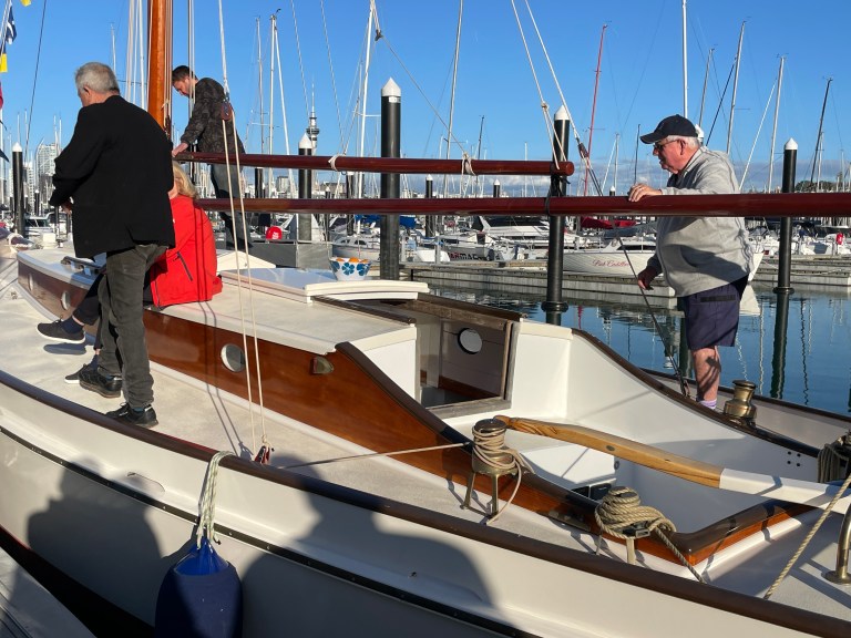 NGATAKI – JOHNNY WRAY’S HOME BUILT CLASSIC YACHT | waitematawoodys.com ...