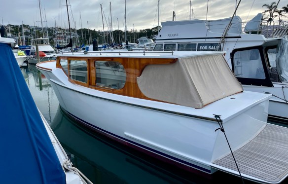 MYSTERY CLASSIC WOODEN LAUNCH AT MILFORD MARINA – NGAHI ...