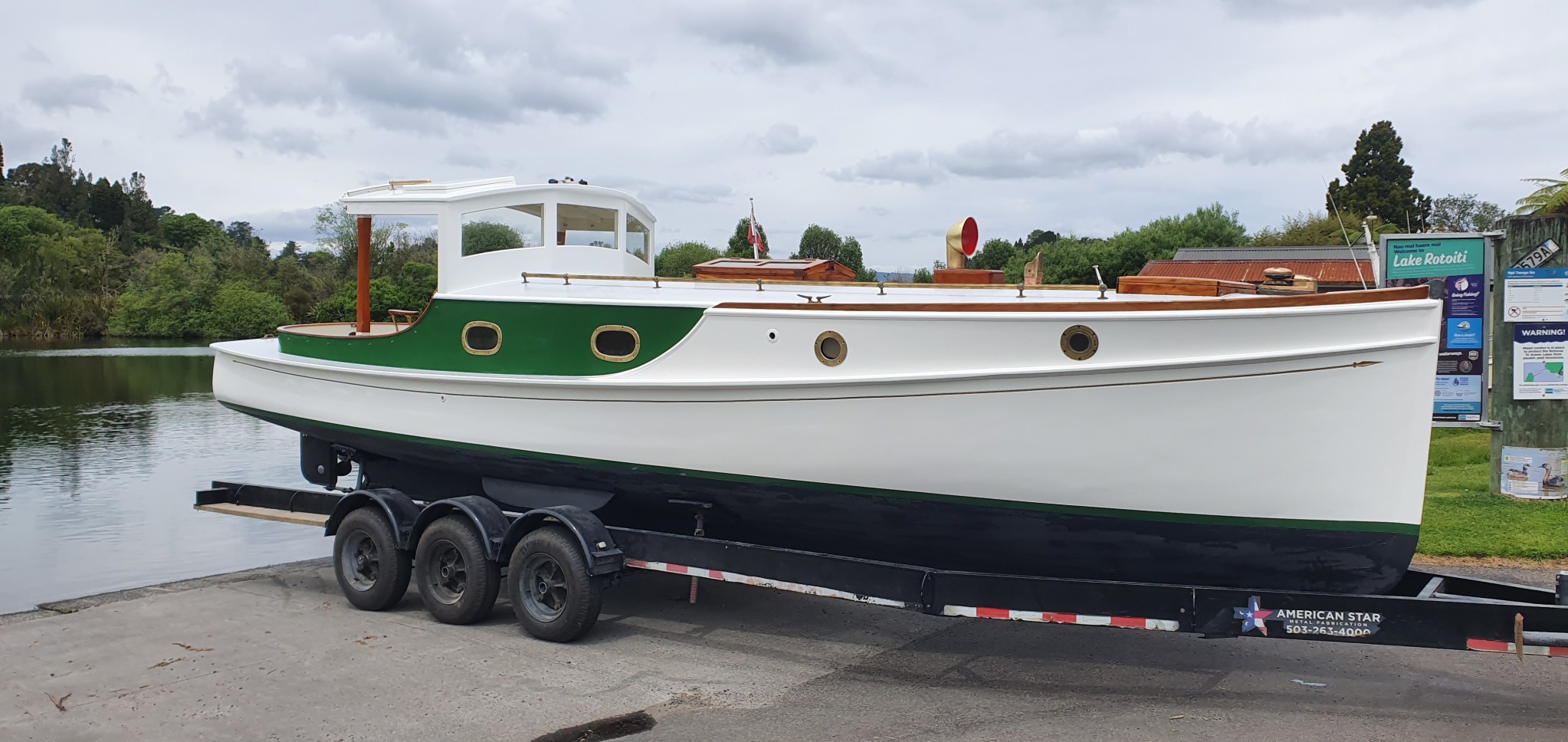 CLASSIC WOODEN LAUNCH – ALBERTA – 4sale | waitematawoodys.com #1 for ...