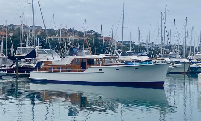 CLASSIC WOODEN LAUNCH – MARNINE – A PEEK DOWN BELOW | waitematawoodys ...